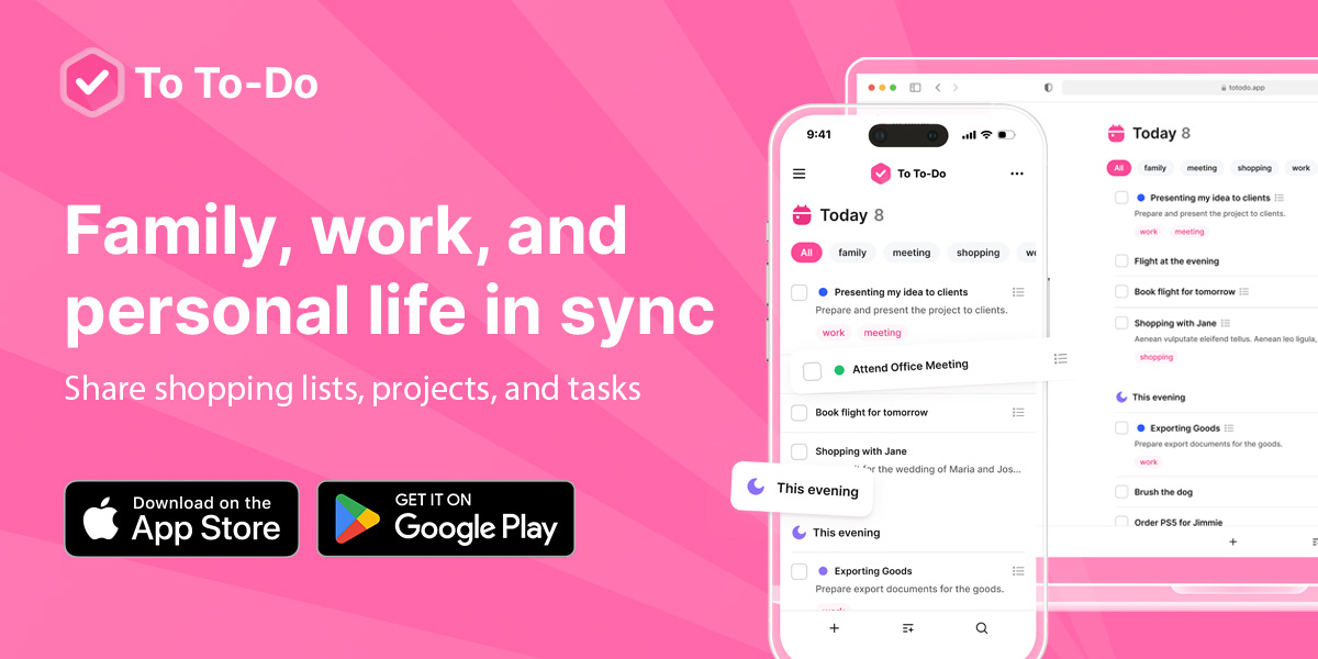To To-Do — Keep Your Life in Sync | Tasks, Planner & AI
